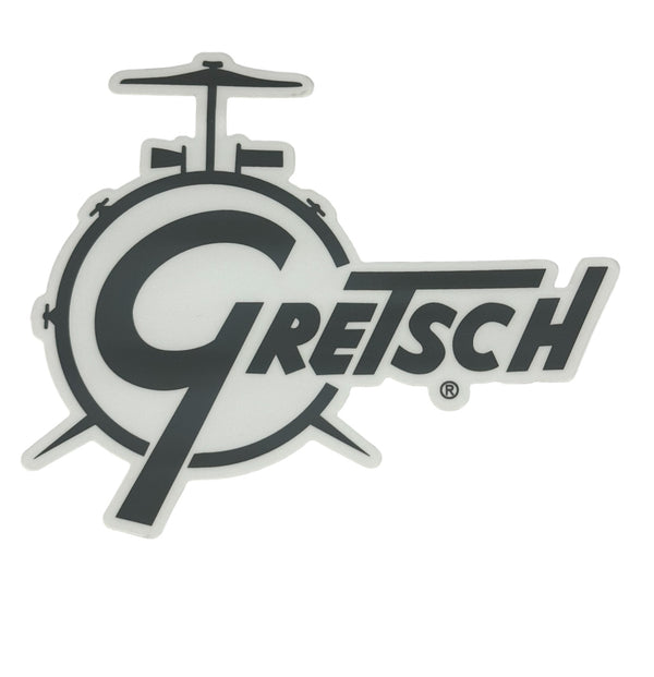 Gretsch Drum Die Cut Sticker, Black – GretschGear